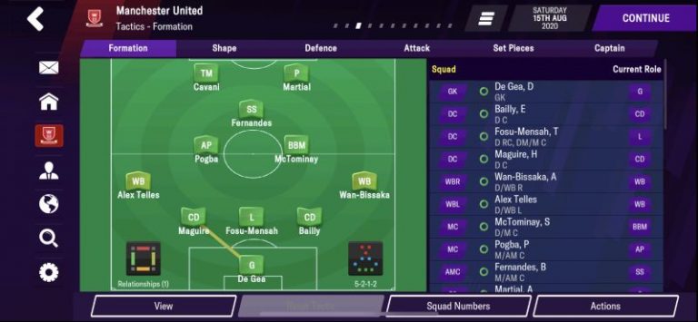 Football Manager 2021 Mobile Best Formations and Tactics Guide ...