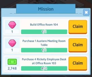 office-cat-idle-tycoon-missions - Level Winner